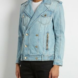Balmain | Jackets & Coats | Balmain Mens Denim Jacket | Poshmark